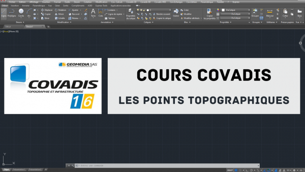 Formation Covadis : Les points topographiques - Ajenyur